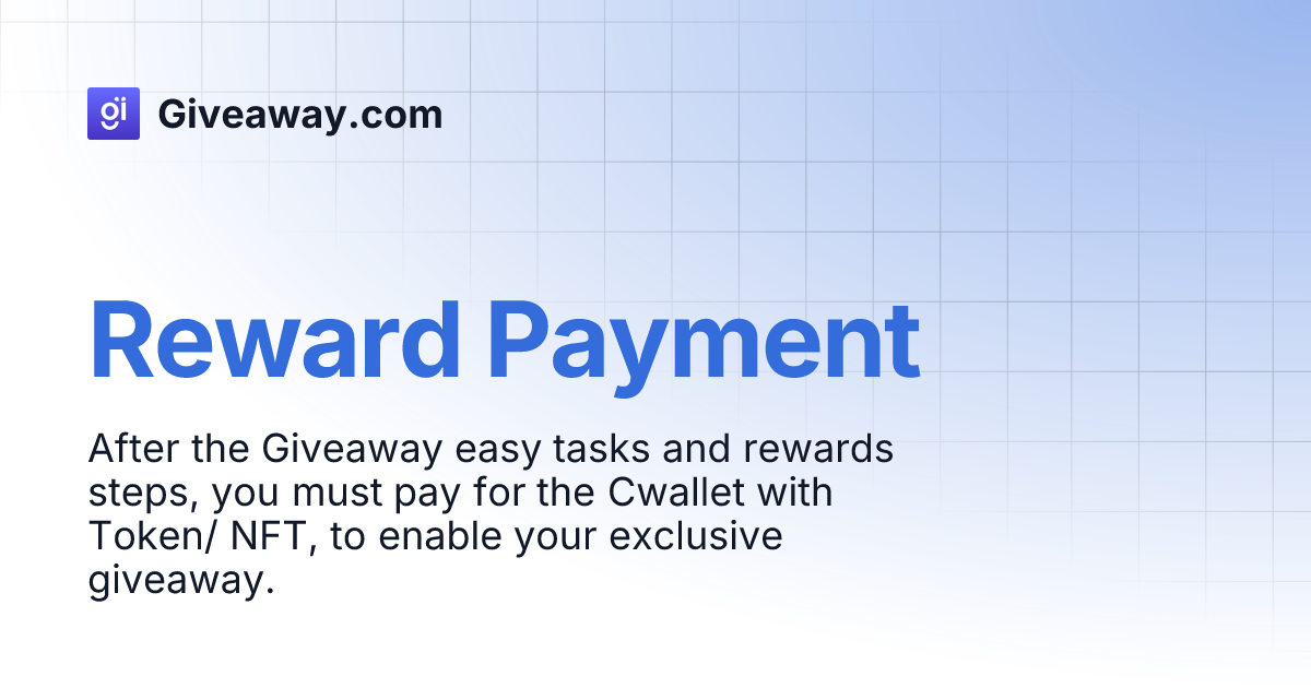 Reward Payment | Giveaway.com